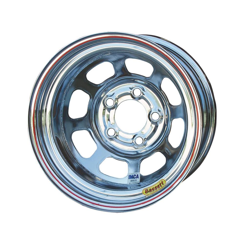 Bassett IMCA D-Hole Wheels - (15" x 8" ) - Performance Bodies