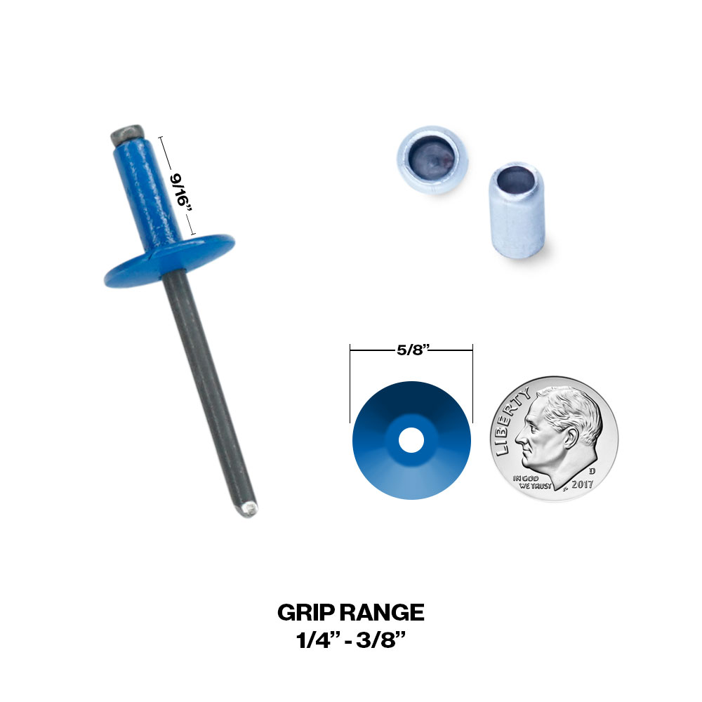 POP 3/16" Standard Rivets - Performance Bodies