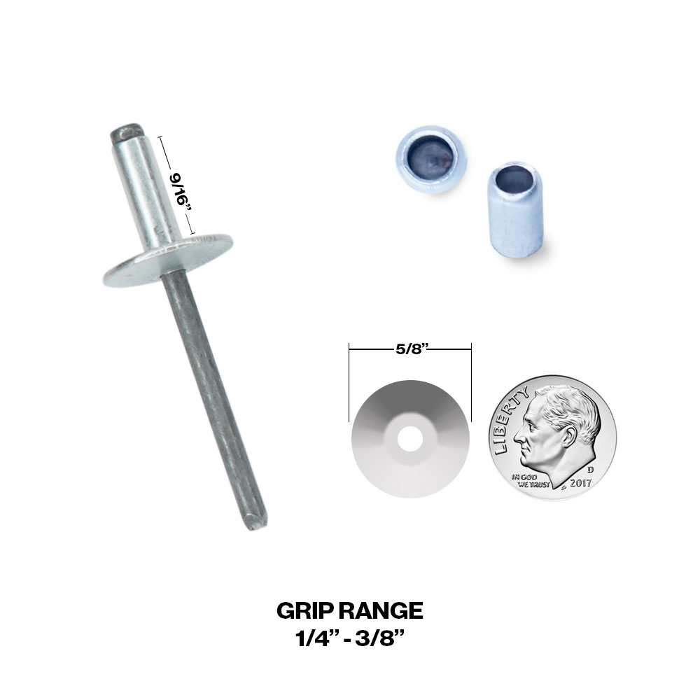 POP 3/16" Standard Rivets - Performance Bodies