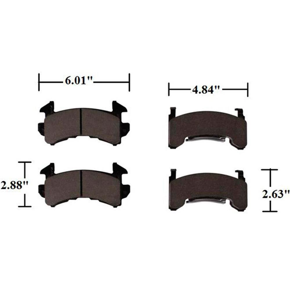 Afco C - Series GM Metric Brake Pads - Performance Bodies