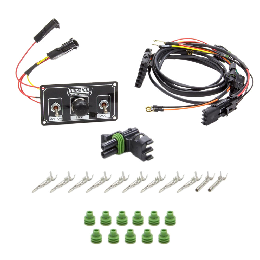 QuickCar Modified Wiring Kit - MSD Harness with 50-031 Switch Panel - Performance Bodies