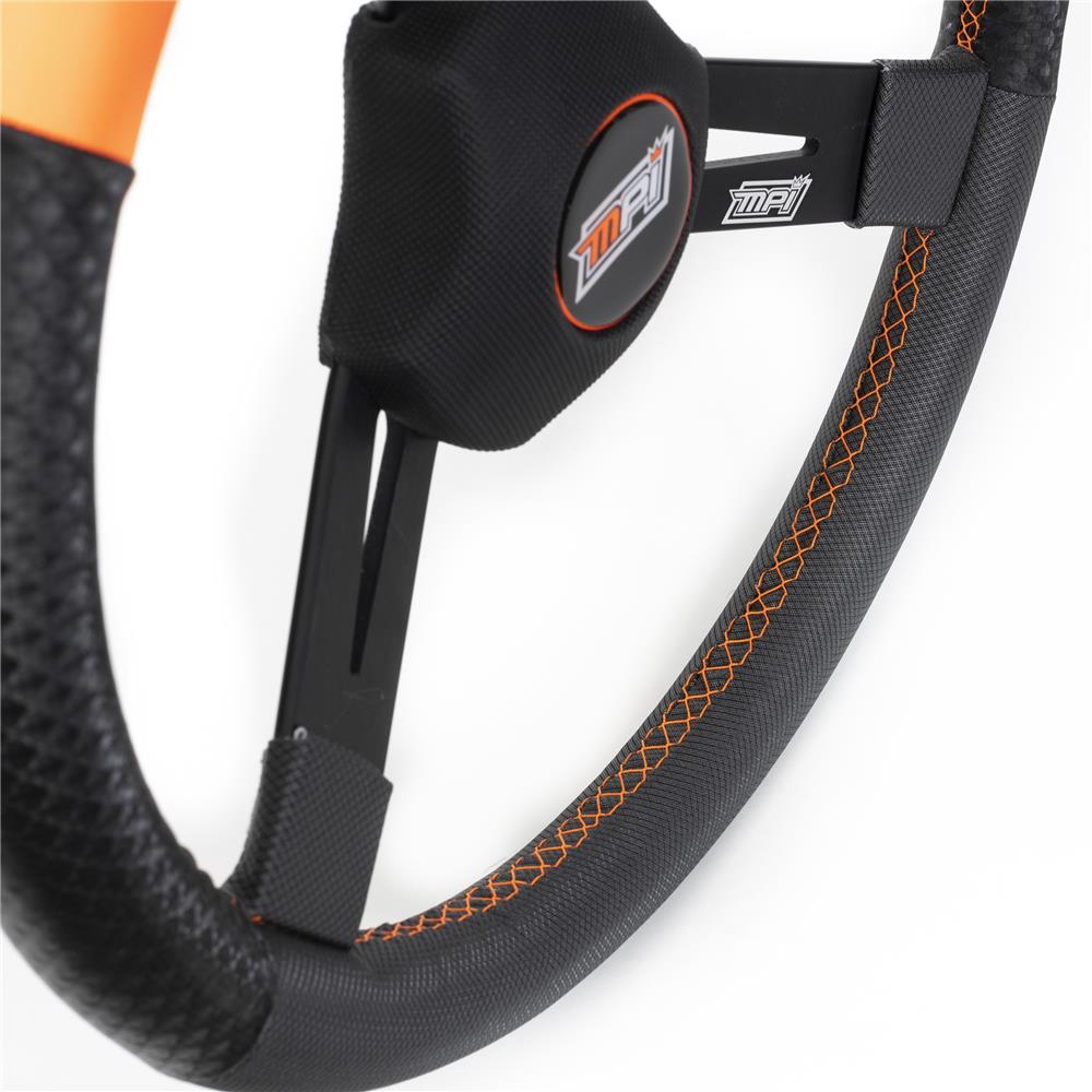 MPI 15" RG Grip Dished Aluminum Steering Wheel - Performance Bodies