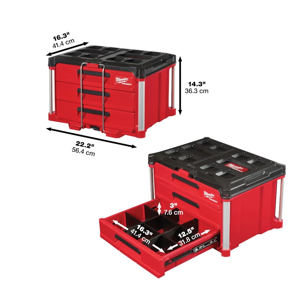 Milwaukee PACKOUT Drawer Tool Boxes - Performance Bodies