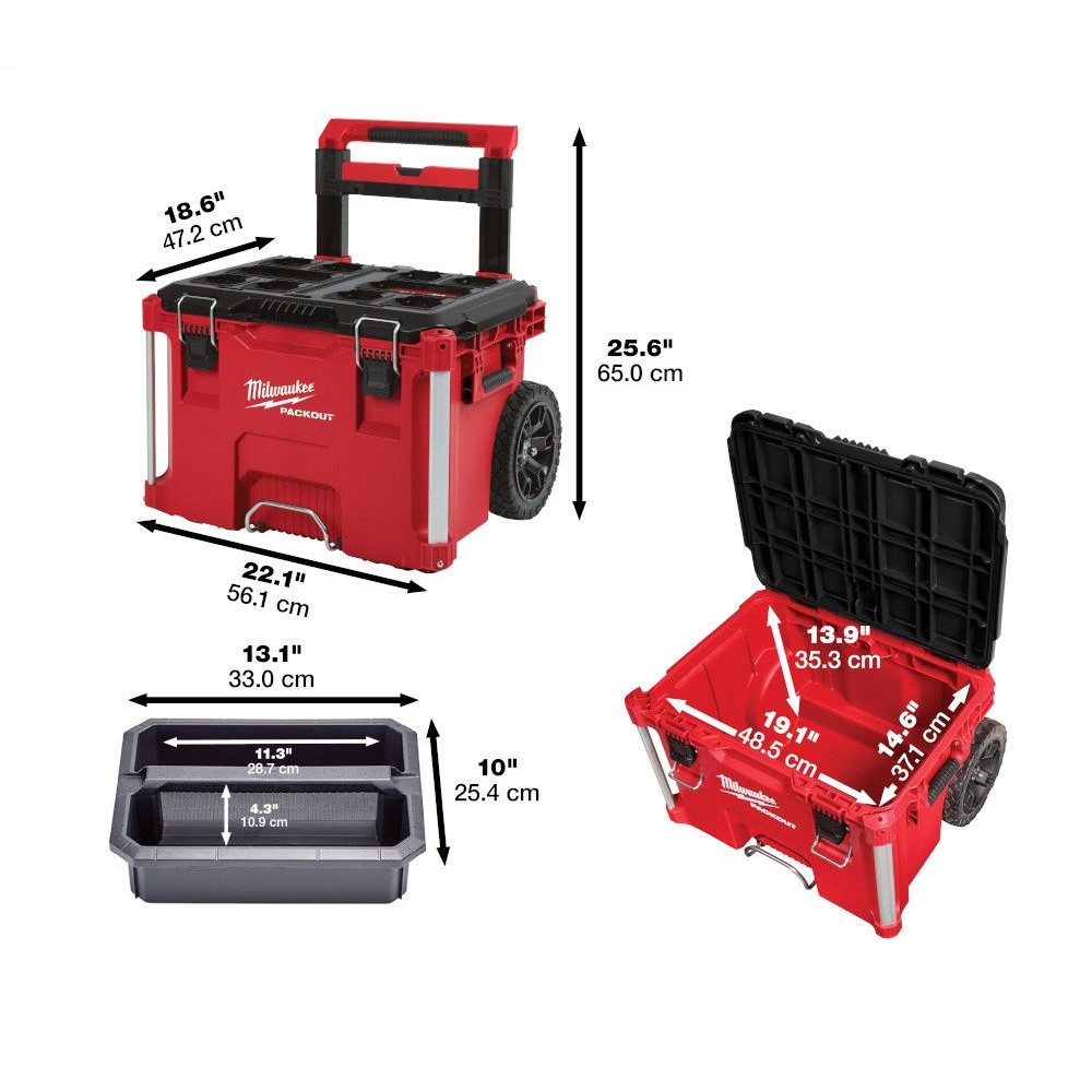 Milwaukee PACKOUT Rolling Tool Box - Performance Bodies