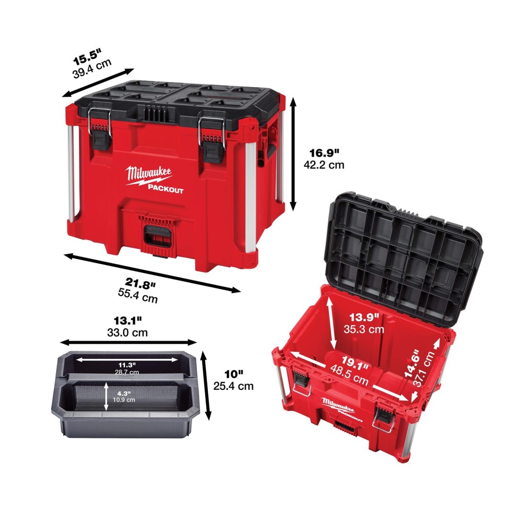 Milwaukee PACKOUT XL Tool Box - Performance Bodies