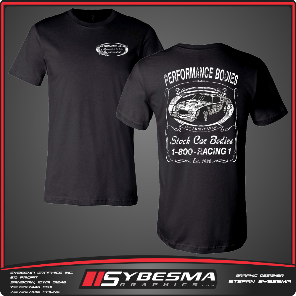 Performance Bodies 45th Anniversary T-Shirts - Performance Bodies