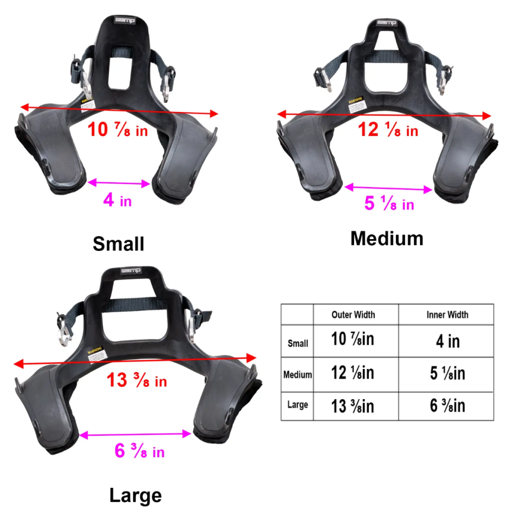 Zamp Z-Tech Series 8A Head & Neck Restraint - Performance Bodies